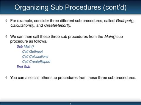 ppt chapter 15 sub procedures and function procedures powerpoint presentation id 261267