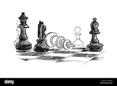 Chess Board Sketch