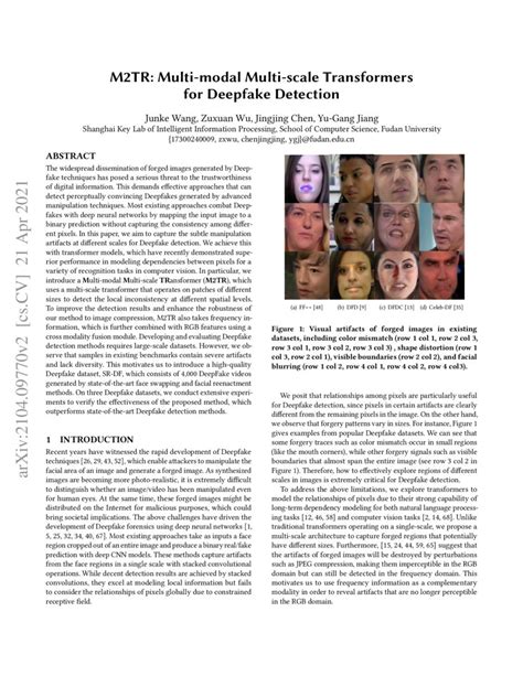 M TR Multi Modal Multi Scale Transformers For Deepfake Detection DeepAI