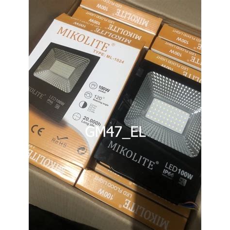 Jual Lampu Sorot Led 100 Watt Flood Light 100 Watt Putih Lampu