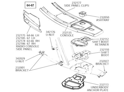 64 67 Shifter Boot Retainer Corvette Depot