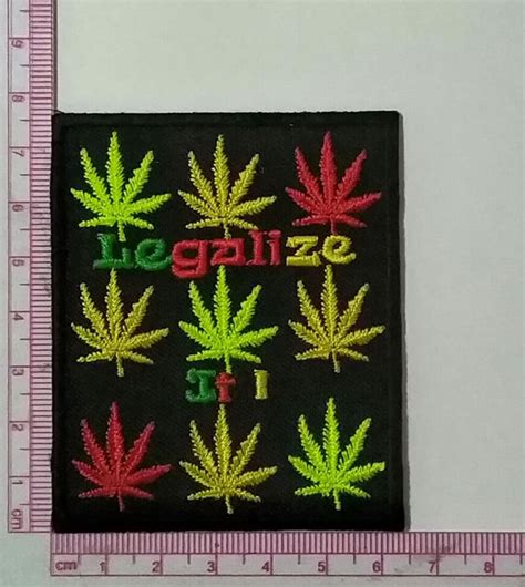 อาร์ม ตัวรีดติดเสื้อ อาร์มปัก Patch ตกแต่งเสื้อผ้า หมวก กระเป๋า ใบกัญชา ต้นกระบองเพชร ดอกไม้