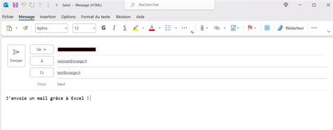 Send An Email With Excel Using Lienhypertexte 📬