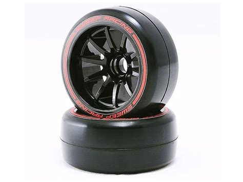 Sweep Racing 110 F1 Lp Soft Front Pre Glued Slick Tyres 27mm 2 Sw