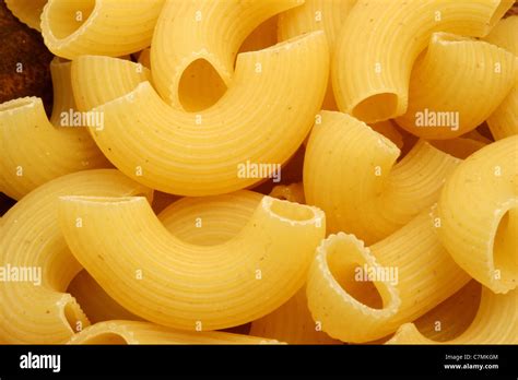 Uncooked Pasta Shapes Stock Photo Alamy
