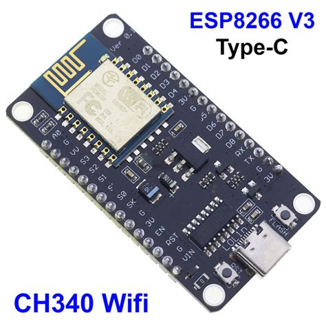 Esp8266 Wifi Module Ch340 Nodemcu Lua V3 Iot Development Board 12e Type C Interface Bd