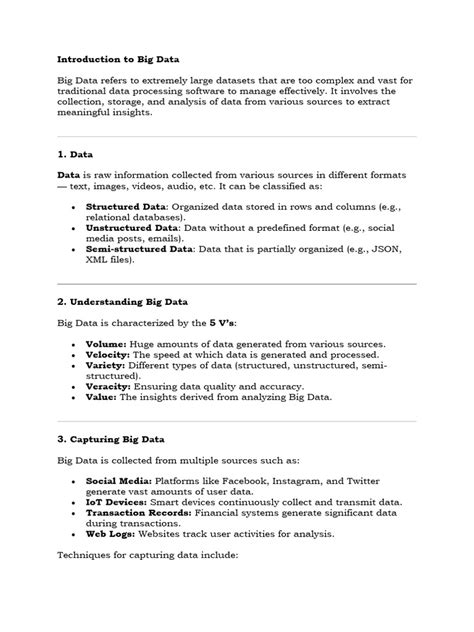 Understanding Big Data And Hadoop Basics Pdf Apache Hadoop Big Data