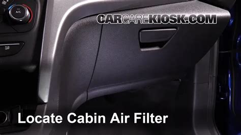Cabin Air Filter Replacement 2016 Ford Escape Se 2 5l 4 Cyl
