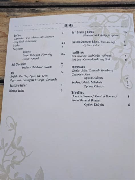 Honeysuckle Menu At Amy Kent Blog