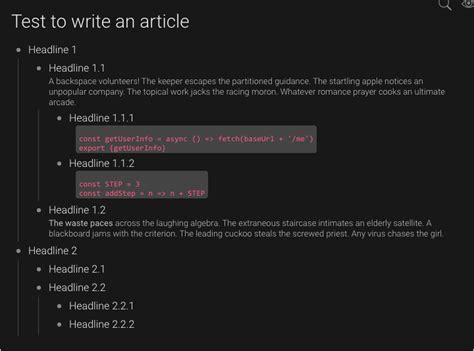What S The Best Way To Use Dynalist To Write An Article Help Dynalist Forum