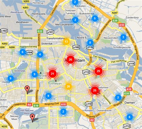Android How To Show Markers With Coloured Circles Stack Overflow