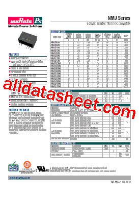 NMJ0505SC Datasheet(PDF) - Murata Power Solutions Inc.