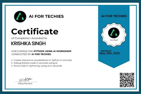 Ai Python Artificialintelligence Workshop Aifortechies Learning