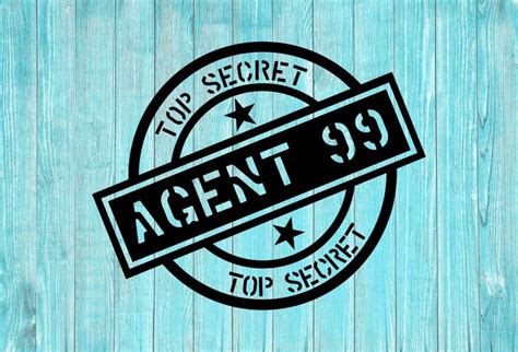Agent 99 Svg Silhouette Cameo Cricut Air Cut Files Instant