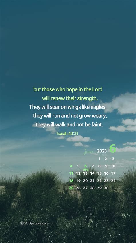 6월 갓피플 말씀배경화면 달력2종 포토8종 Pc 핸드폰 타블렛 카톡 워치 배경화면 갓피플