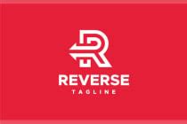 Reverse Letter R Logo Arrow Pointing Backwards By Yopie Codester