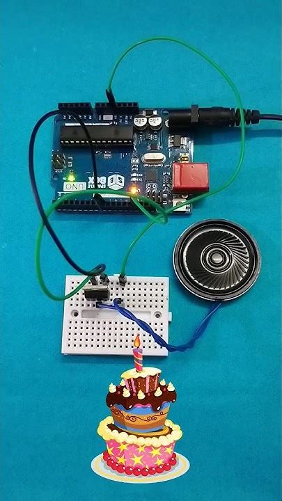 Happy Birthday Tone Using Buzzer And Arduino Shorts Youtube