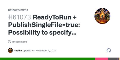 Readytorun Publishsinglefiletrue Possibility To Specify Compression