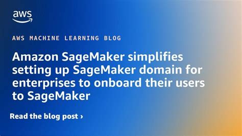 gabor schulz on linkedin amazon sagemaker simplifies setting up sagemaker domain for