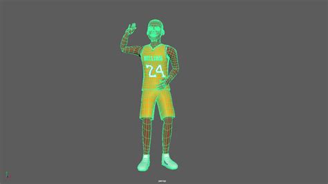 3d Basketball One Hand Pass Animation With Character Turbosquid 1919044