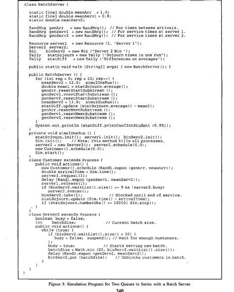 Figure 3 From Ssj A Framework For Stochastic Simulation In Java Semantic Scholar