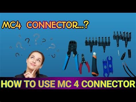 How To Use MC4 Connector What Is MC4 Connector How To Connect MC4 Connector Skill Diary YouTube