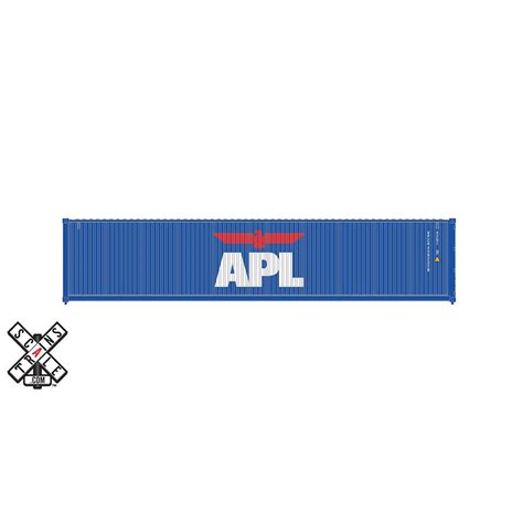 Scale Trains Ho 40 Cimc Modern Angled Corrugation Container Apl Large