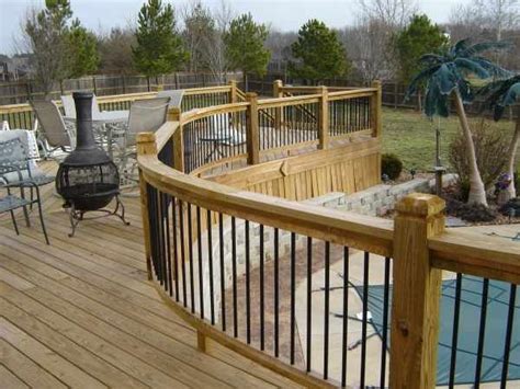Patio Deck Railing Design Curved Deck Railing Deck Railing Design