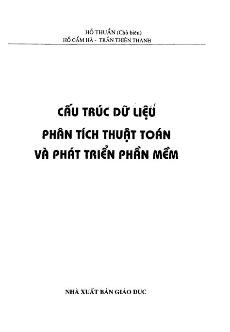 SOLUTION: Cau truc du lieu phan tich thuat toan va phat trien phan mem ...