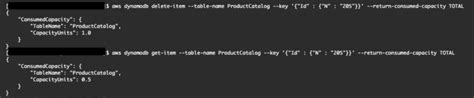 Aws Dynamodb With Cli Update And Delete Query Developersio