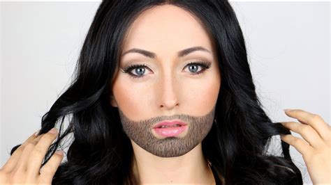 How To Make A Beard And Mustache With Makeup