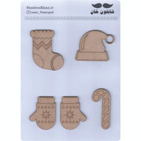 خرید و قیمت موتیف چوبی کریسمس کد P030 ترب