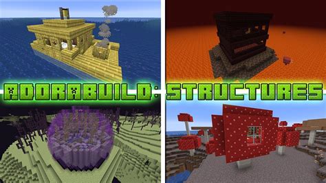 НОВЫЕ ДАНЖИ И СТРУКТУРЫ В МАЙНКРАФТ ОБЗОР МОДА Minecraft Adorabuild