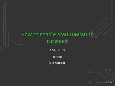 How To Enable Amd Iommu In Coreboot Pdf How To Enable Amd Iommu In Coreboot Pdf
