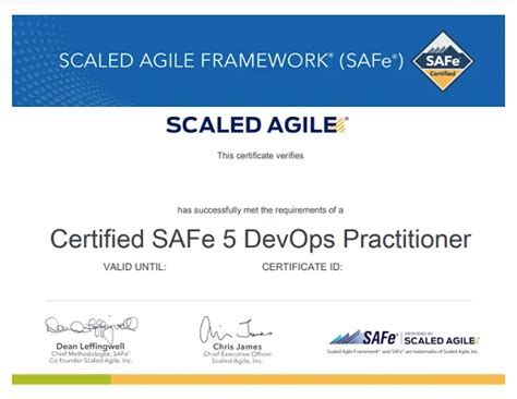 Safe Devops Practitioner Sdp 6 0 Certification Training 100