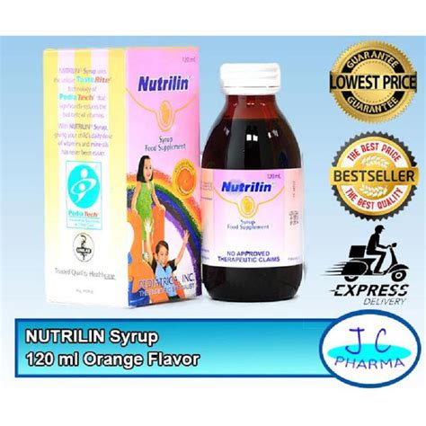 Nutrilin Syrup Orange 120ml Shopee Philippines