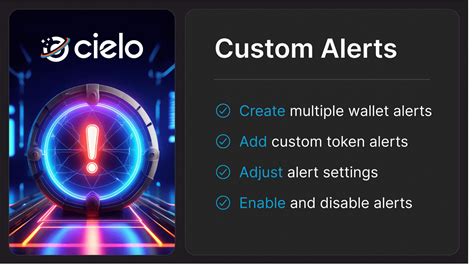 Create Edit Custom Bot Alerts Cielo