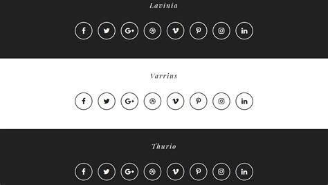 30 CSS Social Media Icons