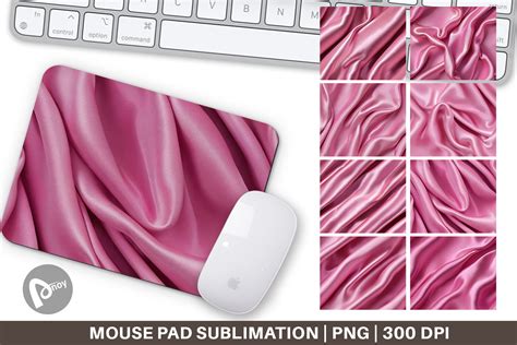 Mouse Pad Pink Silk Pattern Graphic By Artnoy Creative Fabrica