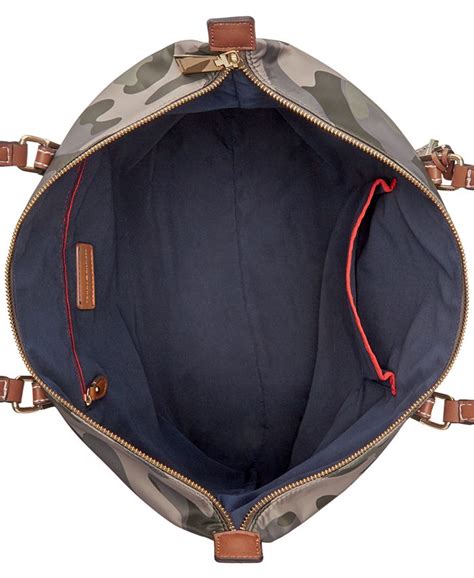 Tommy Hilfiger Julia Camo Zippered Tote Macys