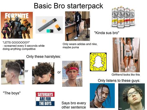 Basic Bro Starter Pack R Starterpacks