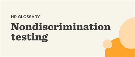 What Is Nondiscrimination Testing