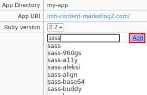 How To Setup A Ruby App In CPanel InMotion Hosting