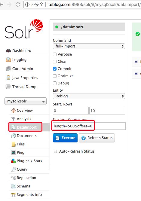 将 Mysql 的全量数据以分页的形式导入到 Apache Solr 中 过往记忆