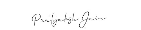 100 Pratyaksh Jain Name Signature Style Ideas Professional