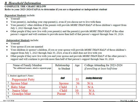 Can You Help Me Complete My Lesley Verification Worksheet