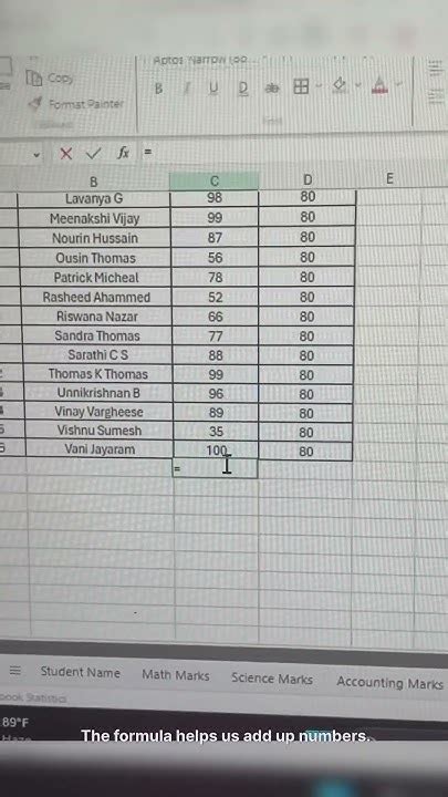Lets Learn Excel 1 The Sum Function Youtube