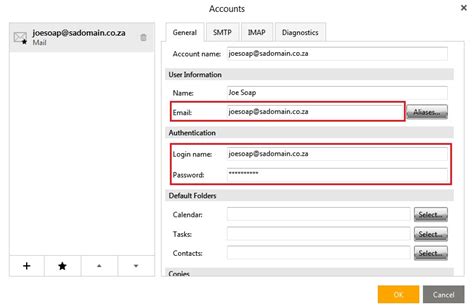 Em Client V7 Checking Your Imap Account Settings Knowledgebase Sa