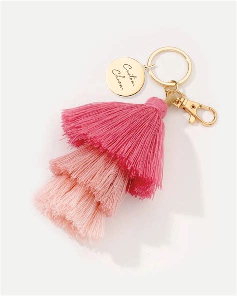 Layered Tassel Keychain Foxy Custom