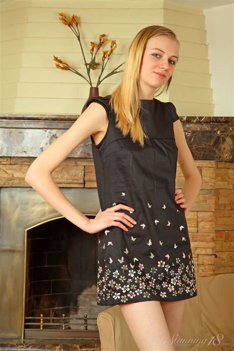 Long Legged Year Old Josephine K Cast Of A Dress To Model Entirely Naked CoedCherry